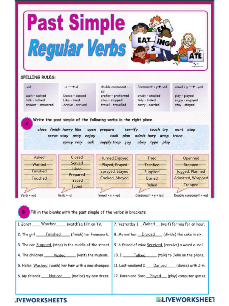 Ingles Past Simple | PDF