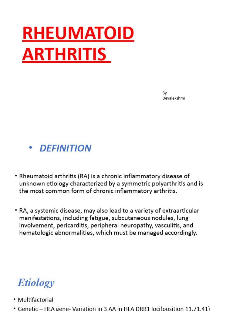 Rheumatoid | PDF | Rheumatoid Arthritis | Anatomical Terms Of Motion