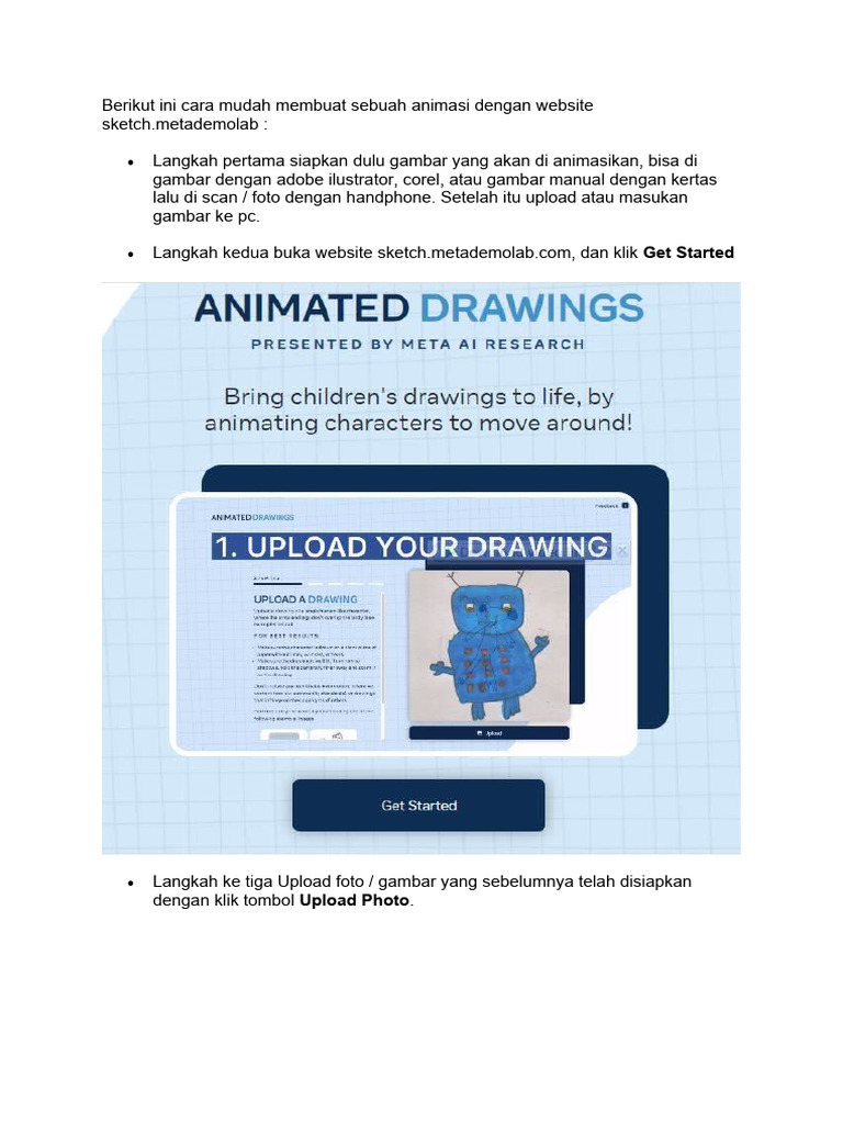 Contoh Animasi Drawing | PDF