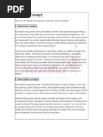 100 Essay Writing Examples MS Word | PDF | Essays | Cognitive Science
