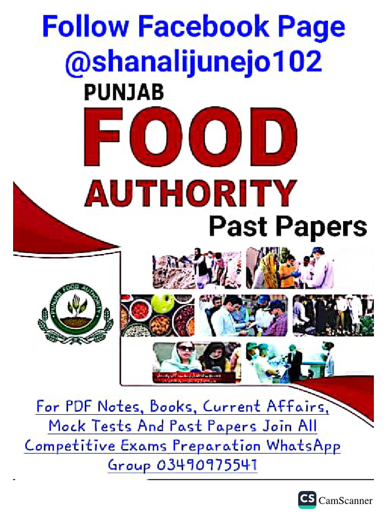 AJK Food Authority Test Papers | PDF