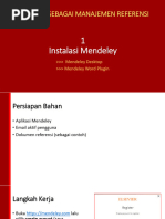 Panduan Menggunakan Mendeley | PDF