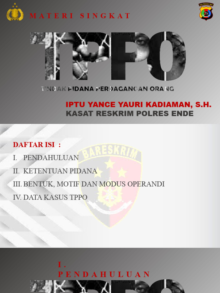 Pemberantasan TPPO di Ende | PDF