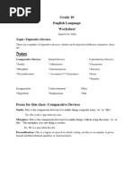 Rhetorical Devices: in Disney Songs .. | PDF | Metaphor