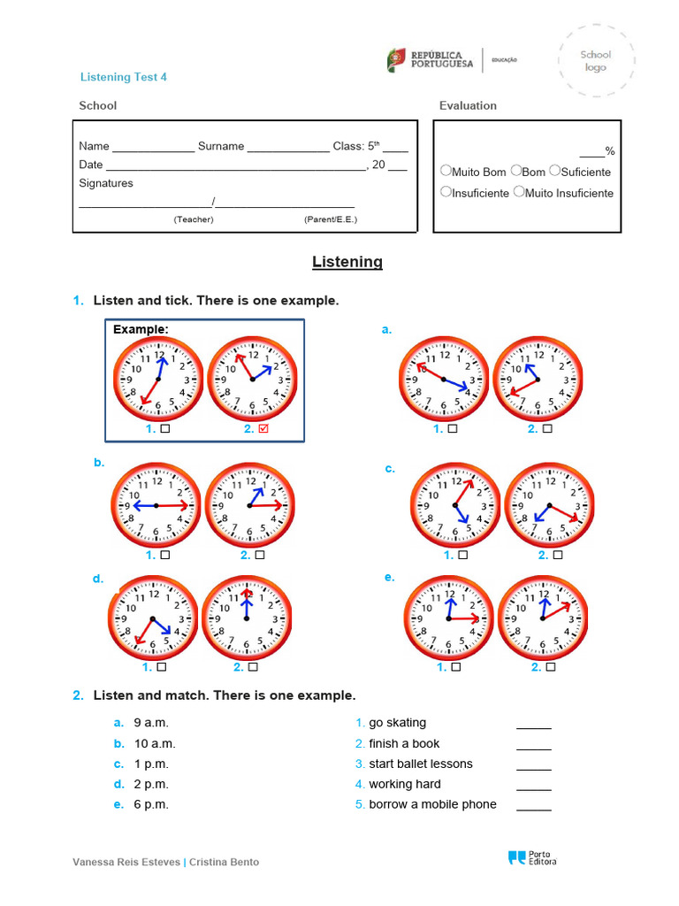 Stand Out 5 Test 4 2019 2020 | PDF | Lunch | Linguistics