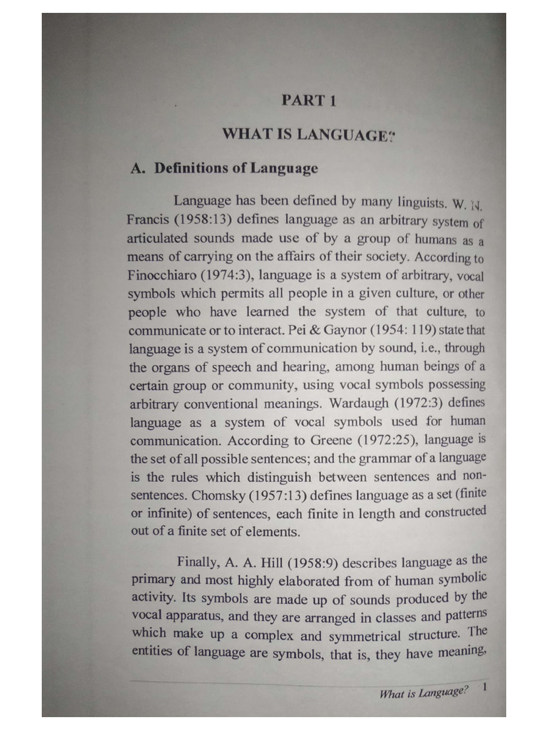 Introduction To Linguistics | PDF