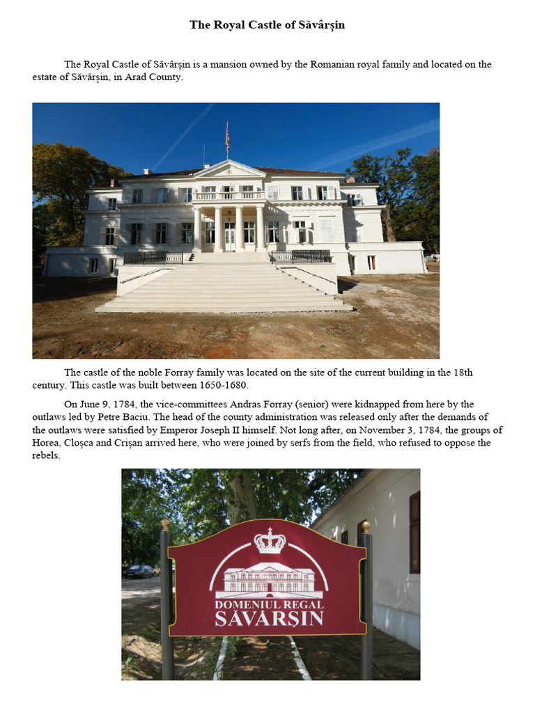Castelul Savarsin | PDF