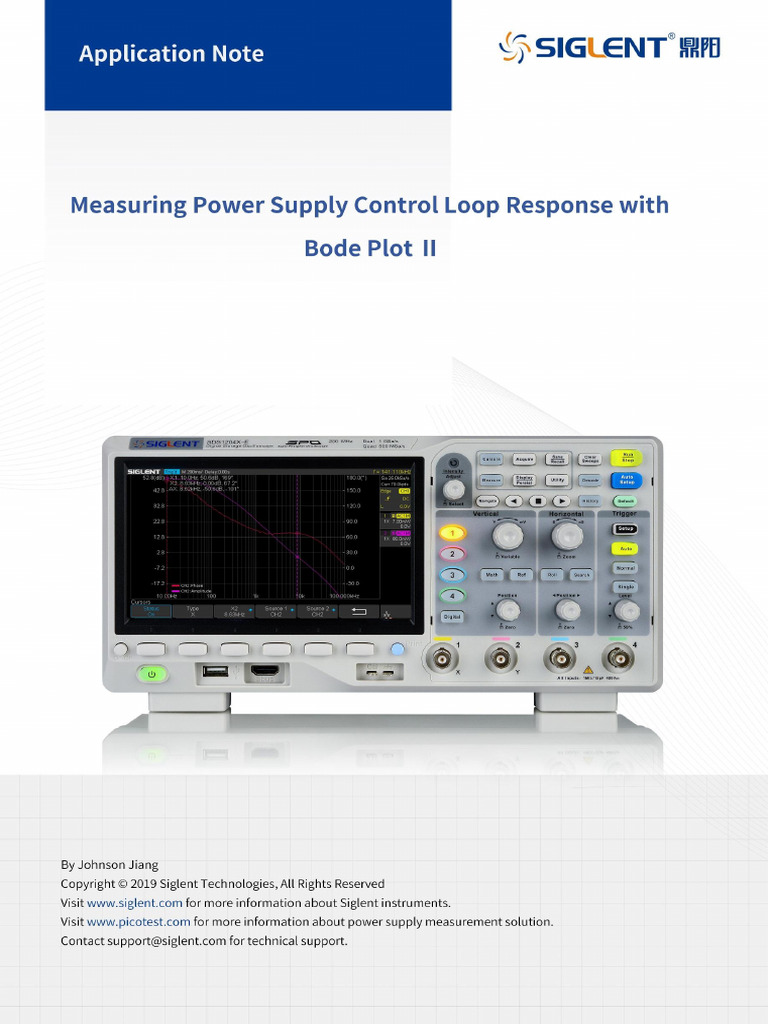 Measuring Power Supply Control Loop Bode Plot With Bode Plot | PDF | Amplifier | Feedback