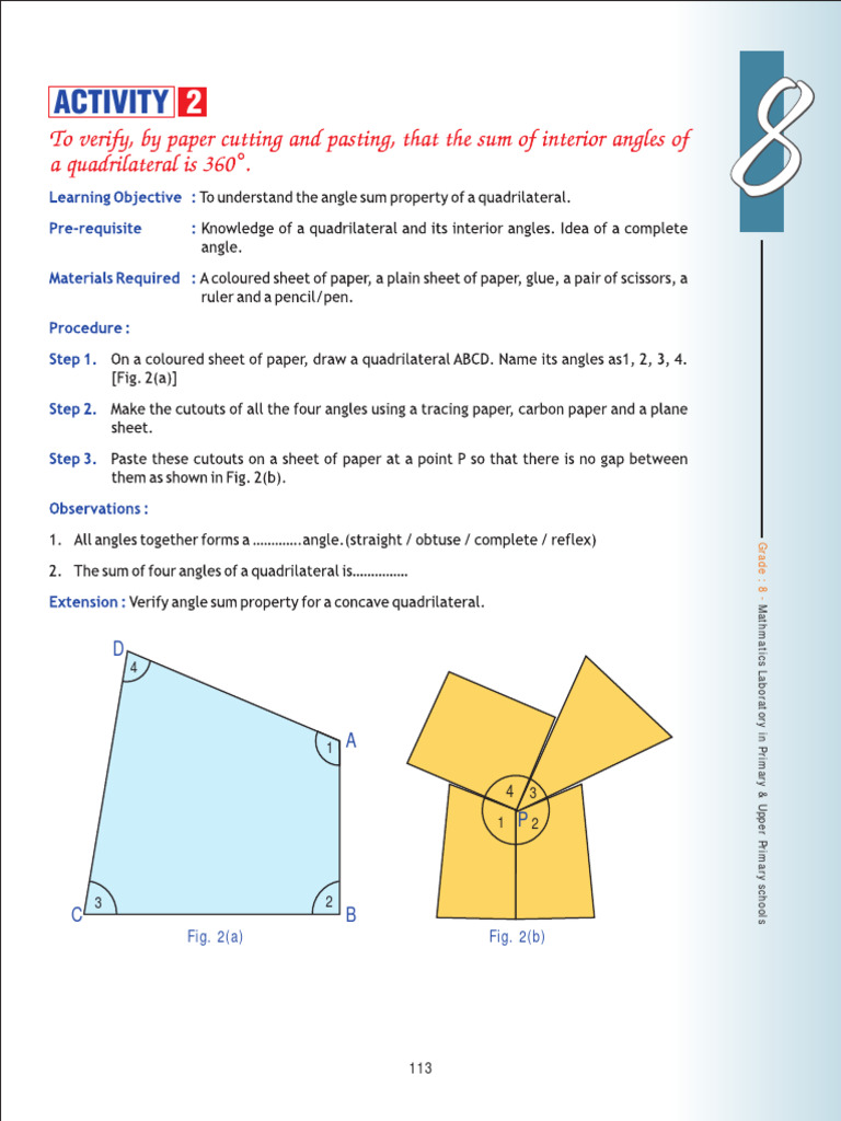 Grade 8 Math Lab Activities | PDF