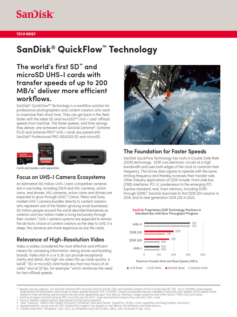 Sandisk Quickflow Technology | PDF | Information And Communications Technology | Computer Data ...