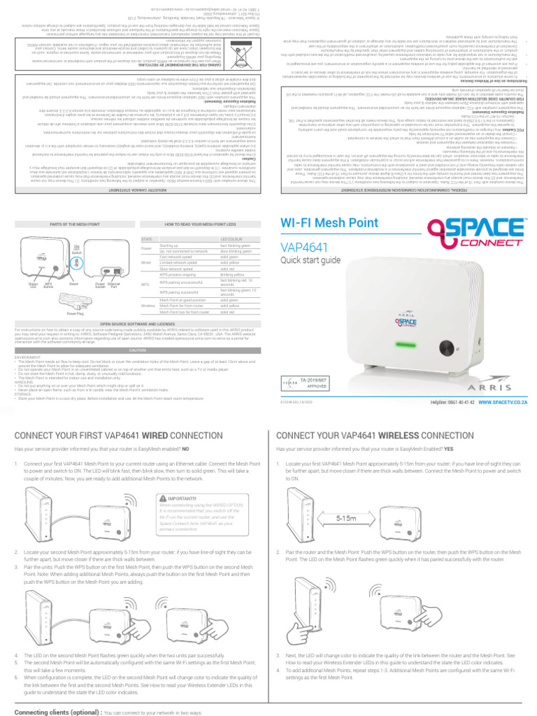 Space Connect Vap4641 | PDF | Wi Fi | Computer Science