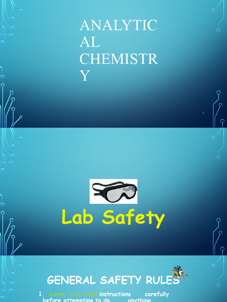 Lab Safety and Glass Ware | PDF | Laboratories | Odor