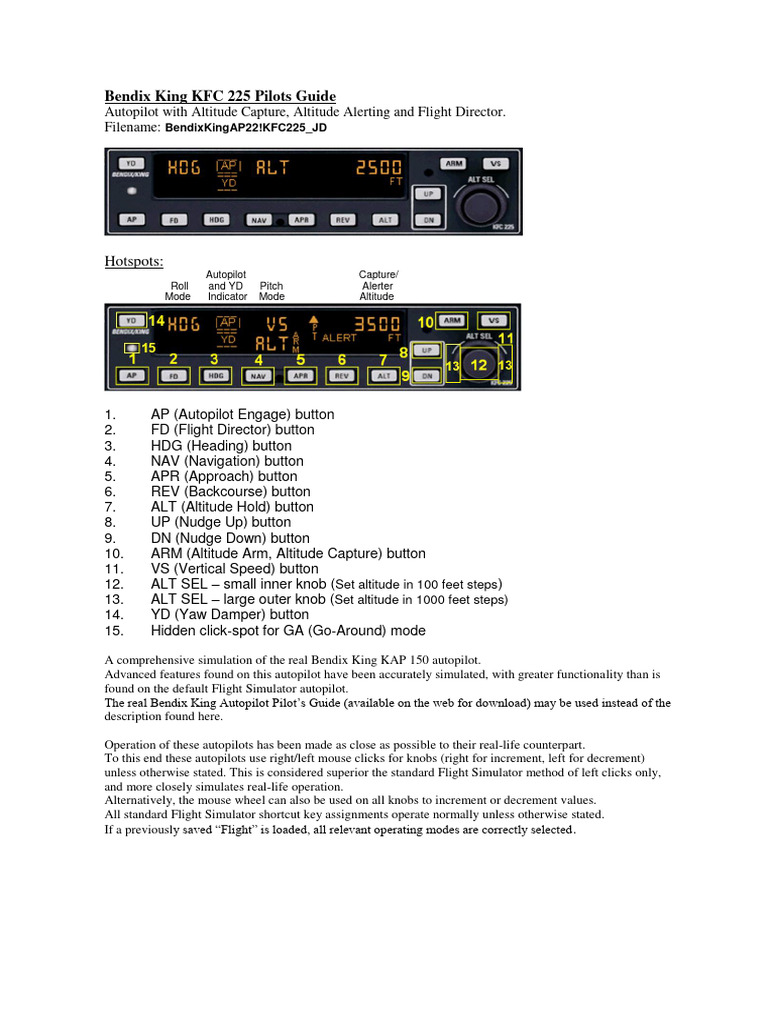 KFC225 Pilots Guide | PDF | Aircraft | Aerospace