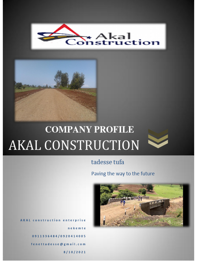 Akal Company Profile For Wadessa Bridge | PDF | Financial Audit | Audit