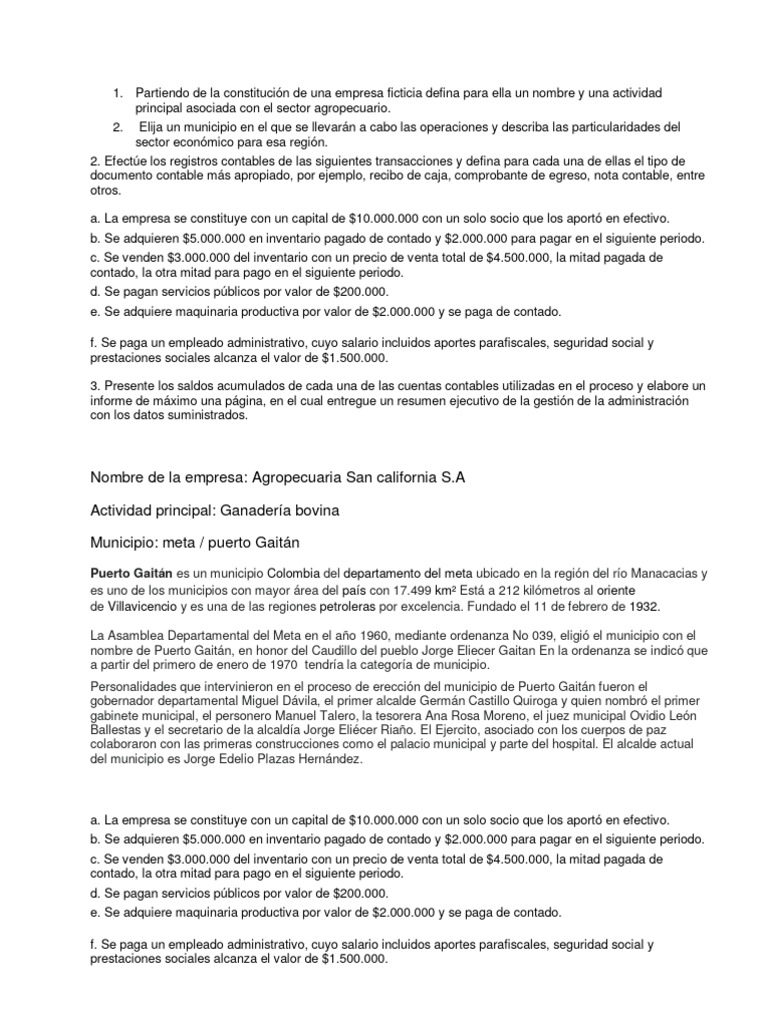 Taller Sobre Contabilización de Operaciones Comerciales Básicas. GA1 ...