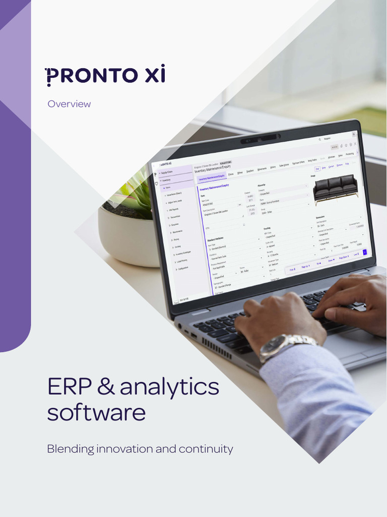 Pronto Xi 770 - ERP Analytics | PDF | Enterprise Resource Planning ...
