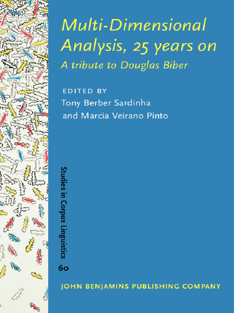 Multi Dimensional Analysis 25 Years On A Tribute To Douglas Biber