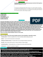 Fog Class 10 English Poem 8 | PDF | Fog | Poetry