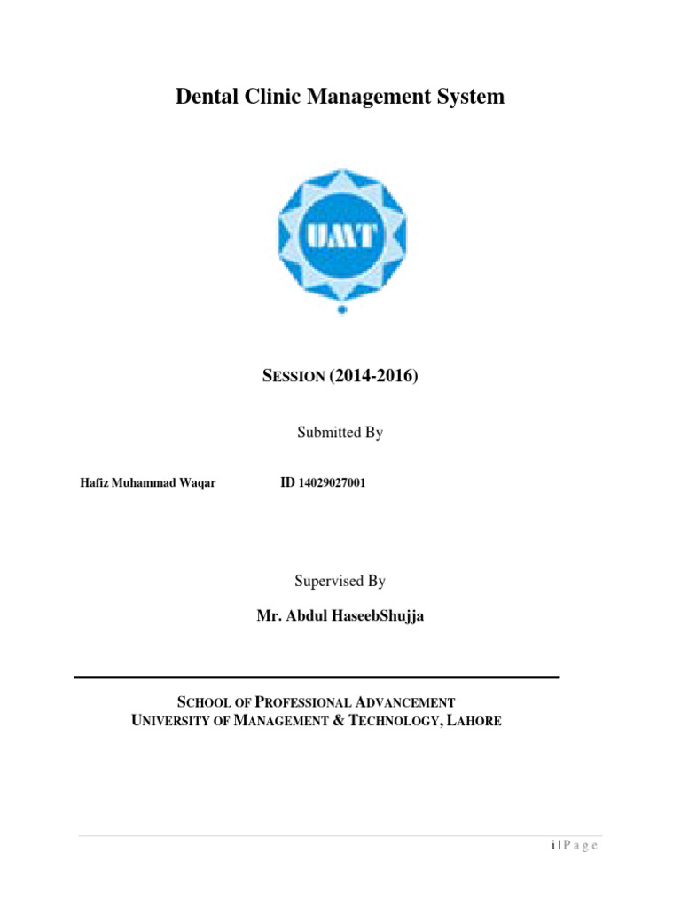Dental Clinic Management System Edited | PDF | Computing | Information ...