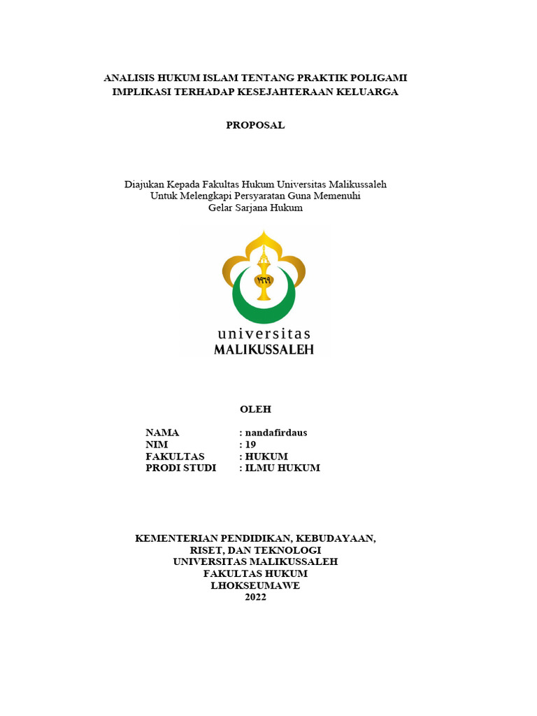 Proposal Mini | PDF | Ilmu Sosial