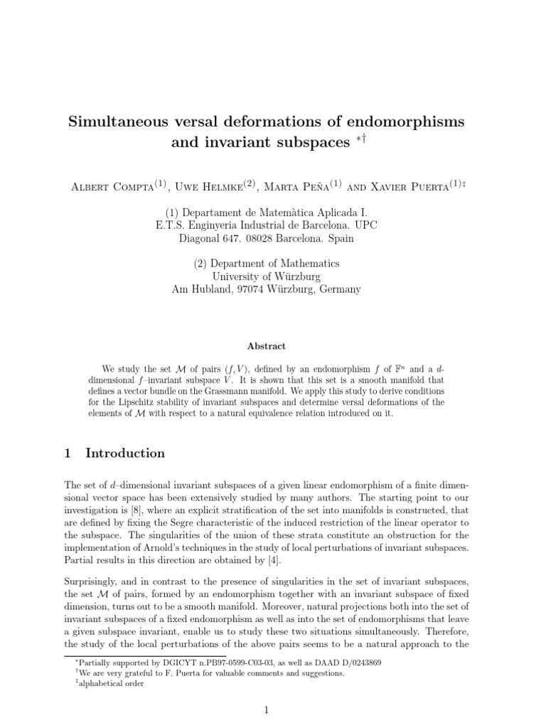 Simultaneous | PDF | Differentiable Manifold | Matrix (Mathematics)
