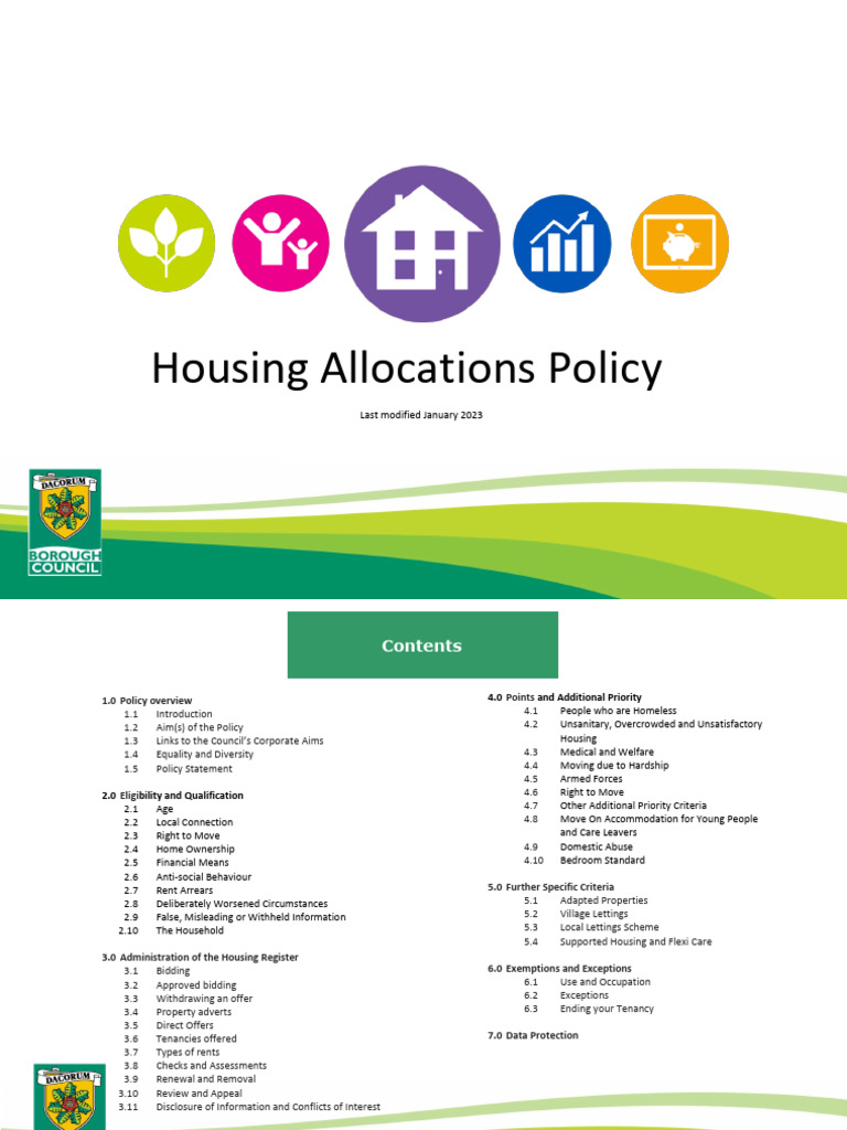 Housing Allocations Policyu | PDF | Private Law | Common Law