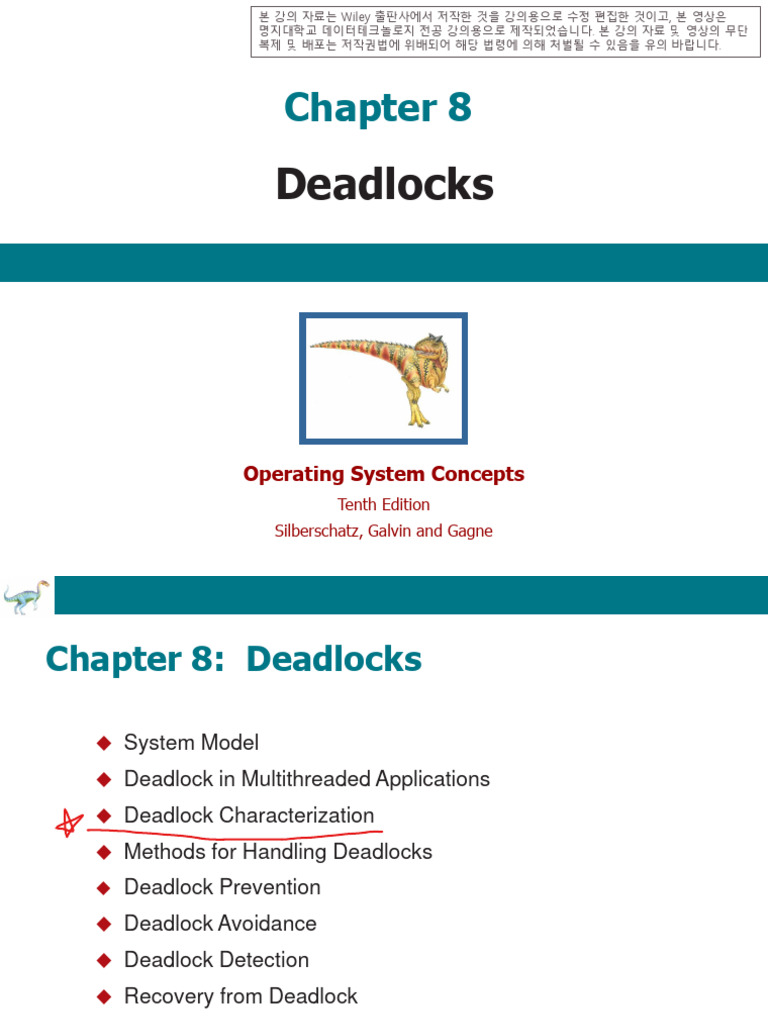 ch08 Deadlocks | PDF | Computing | Operating System Technology ch08 Deadlocks | PDF | Computing | Operating System Technology