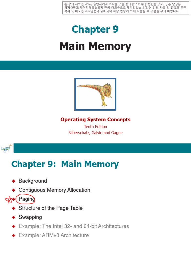 ch09 Main Memory | PDF | Office Equipment | Computer Architecture