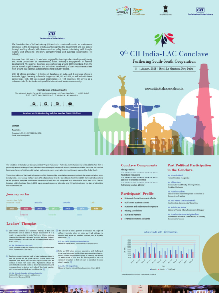 LAC Conclave Brochure | PDF | Economies | International Relations