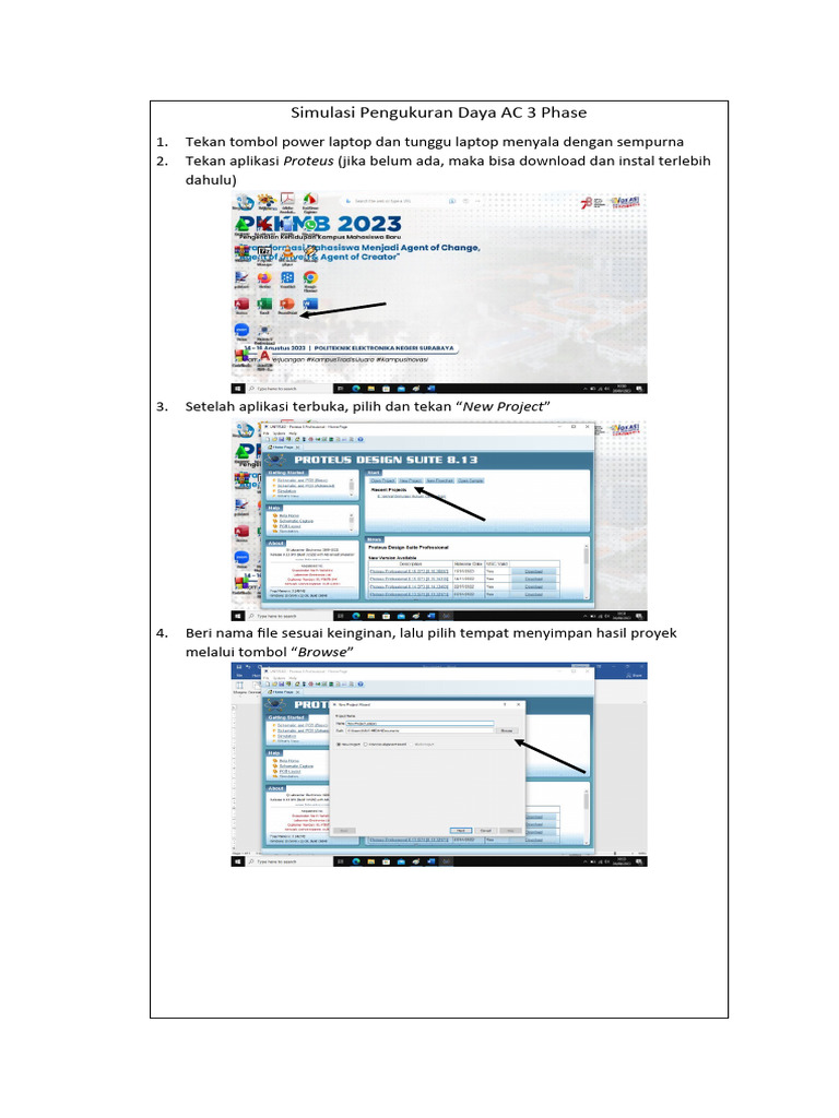 Simulasi Pengukuran Daya AC 3 Phase | PDF