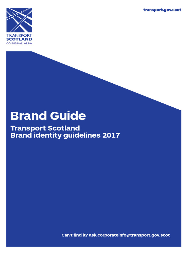 Transport Scotland Brand Guidelines | PDF | Arial | Logos