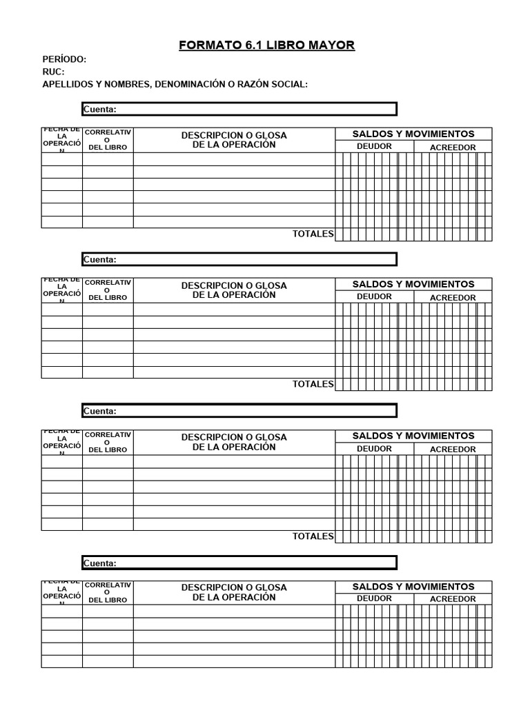 FORMATOS | PDF | Contabilidad | Industrias de servicio