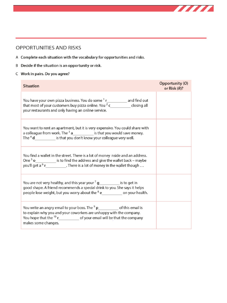 BUS 2.0 Level 3 Lesson Plan 11 Handout 2 | PDF