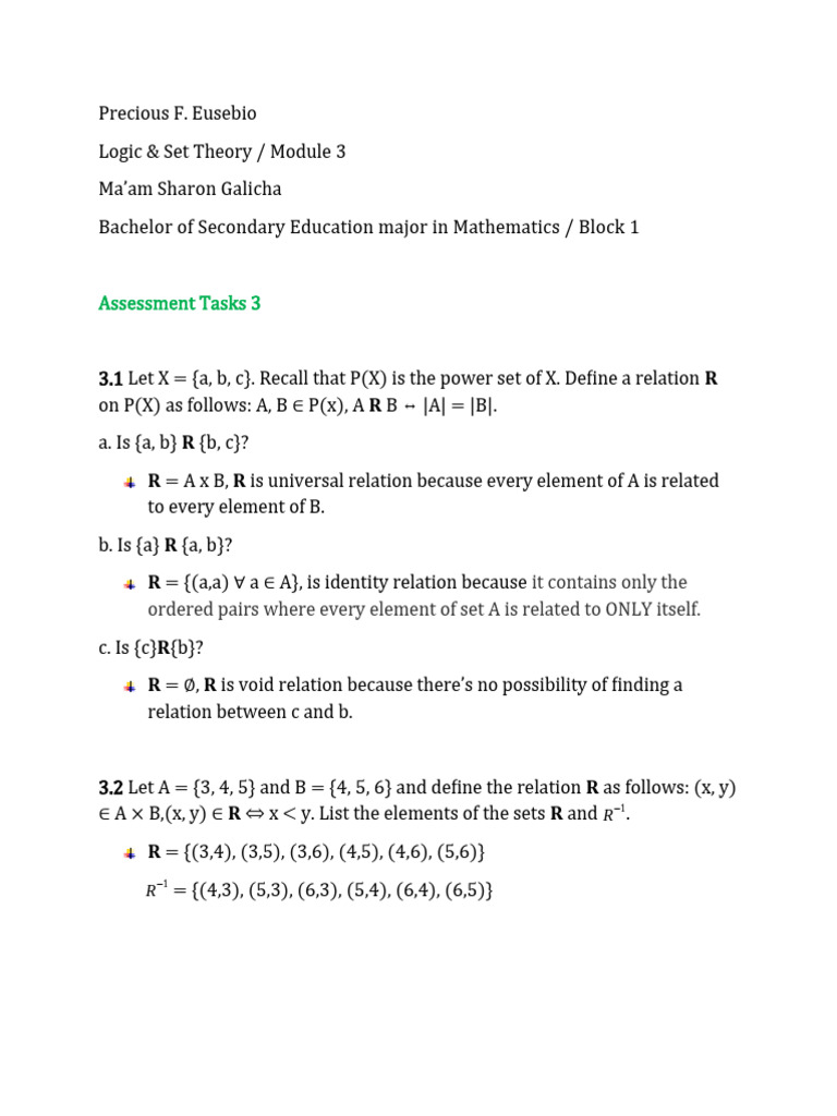 Logic Set Theory | PDF | Mathematical Concepts | Logic