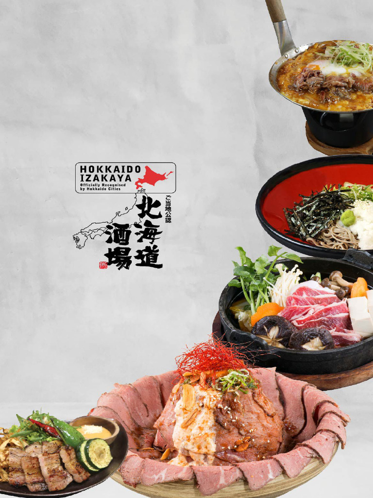 Hokkaido Izakaya Lunch Menu-1 | PDF