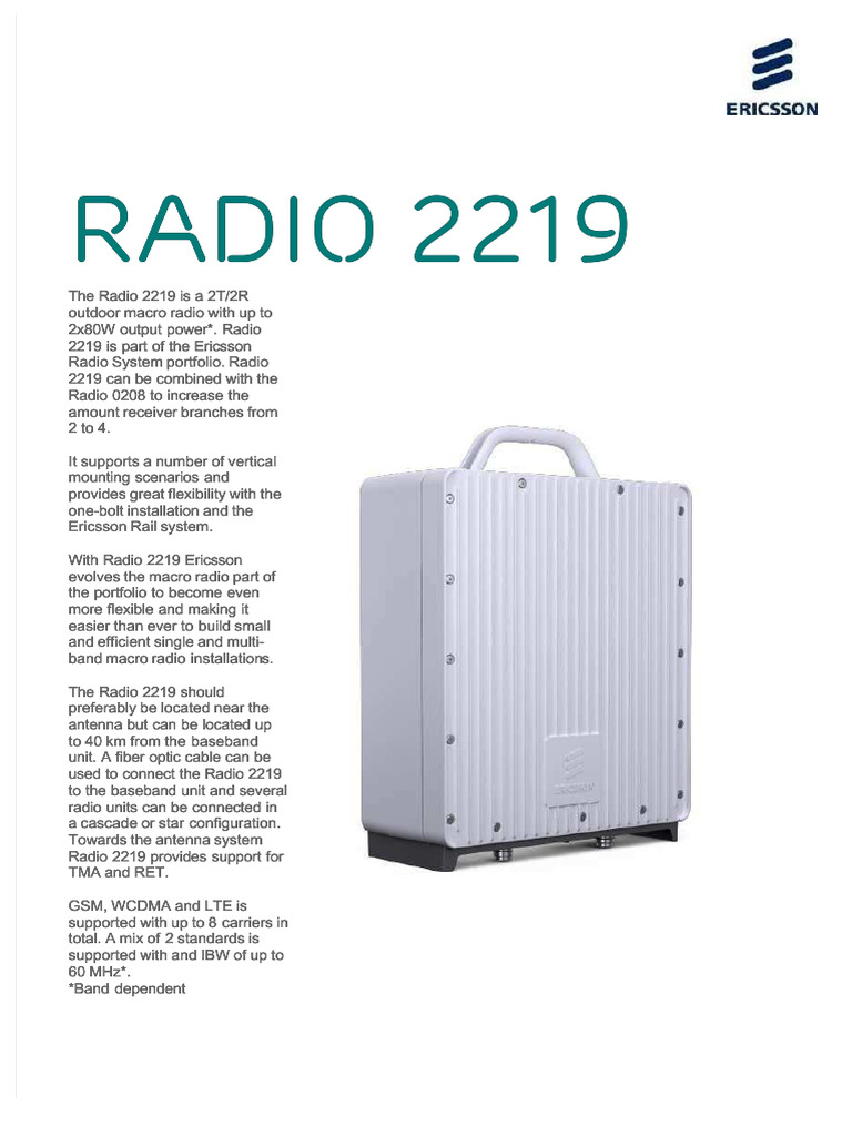 PDF Radio 2219 Datasheetpdf - Compress | Download Free PDF | Radio ...