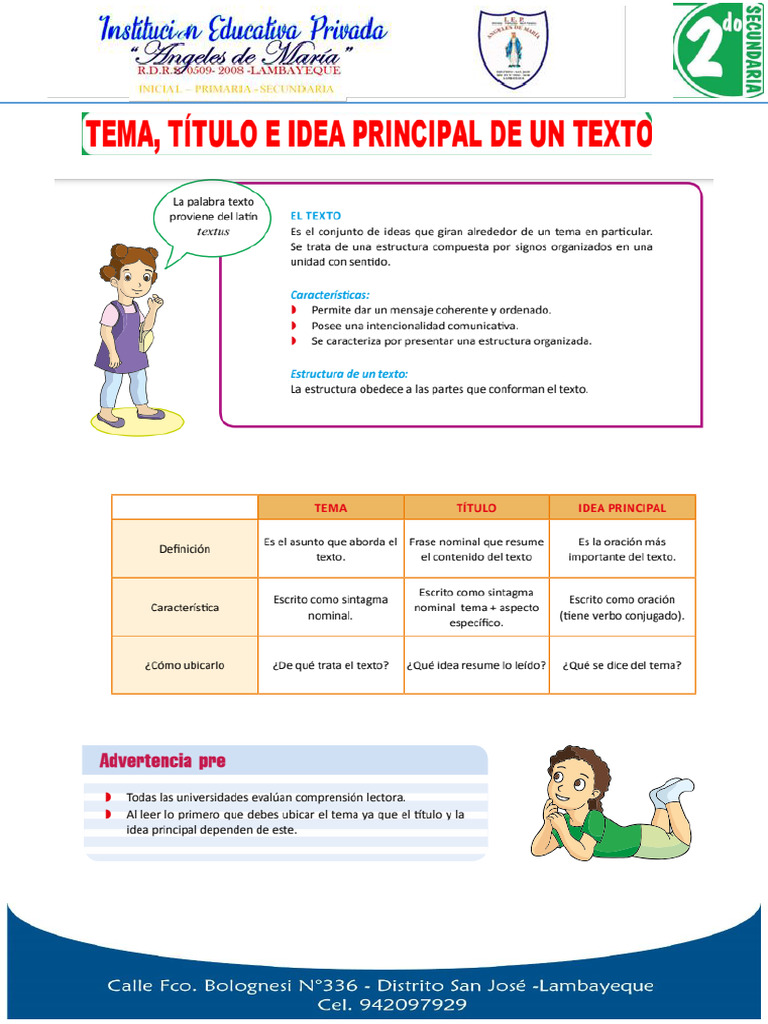 Estructura de Un Texto | PDF