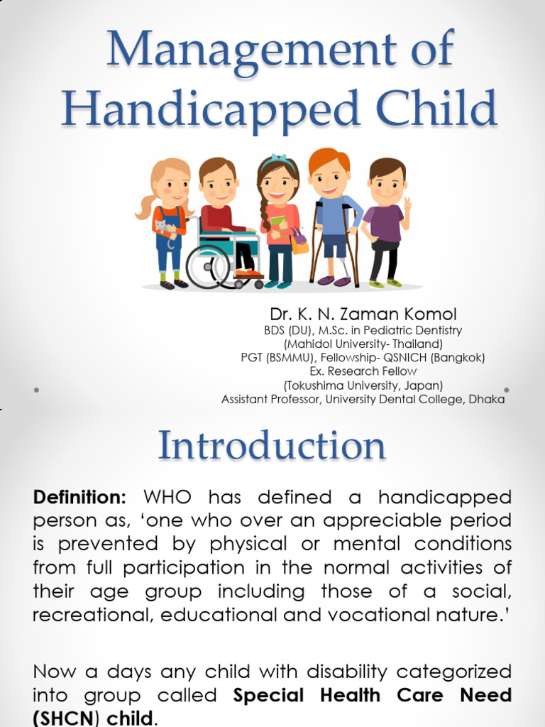 Handicapped Child | PDF | Intellectual Disability | Cerebral Palsy