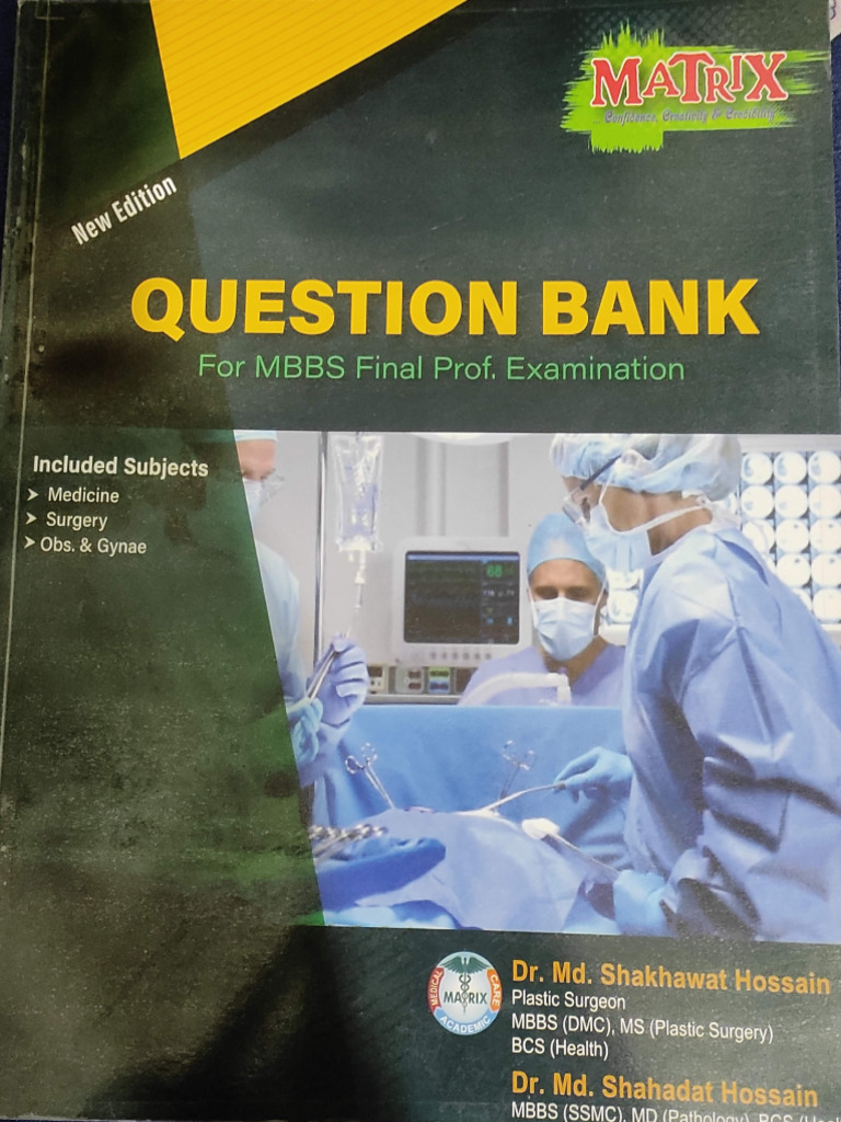Matrix DU Question Bank Final Prof 2023 | PDF