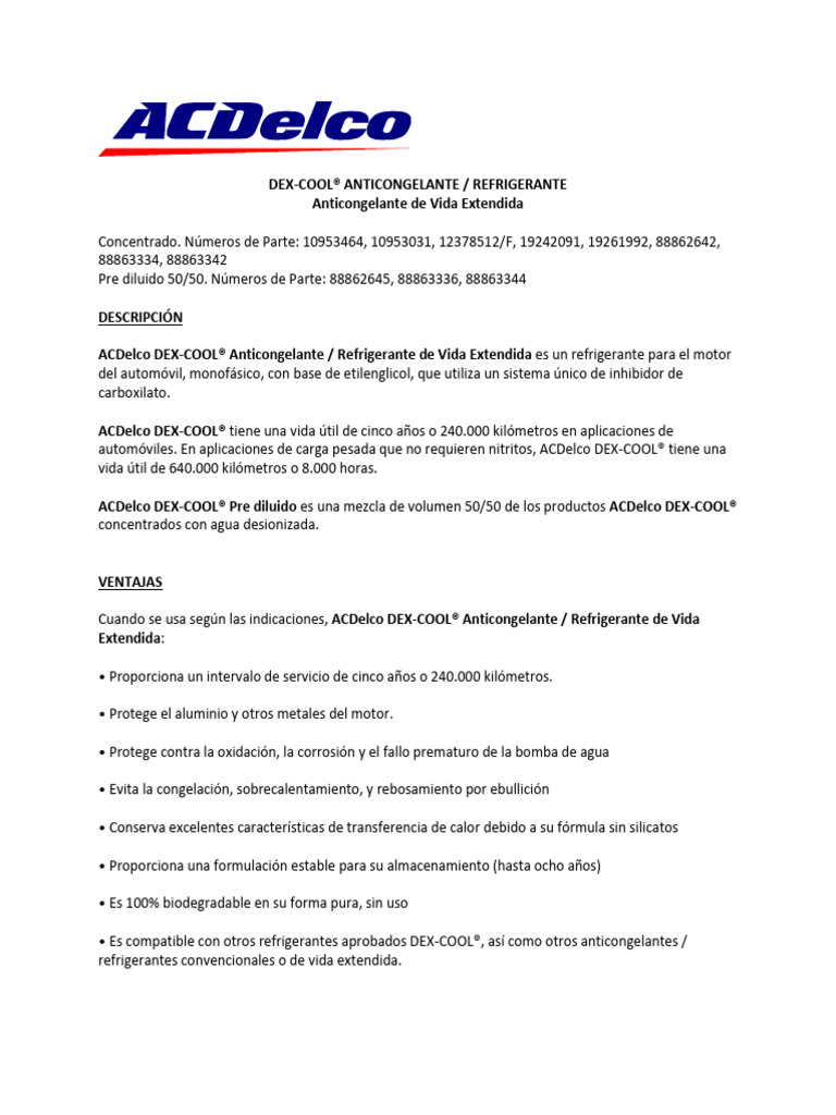 Ac Delco | PDF | Materiales | Ciencias fisicas