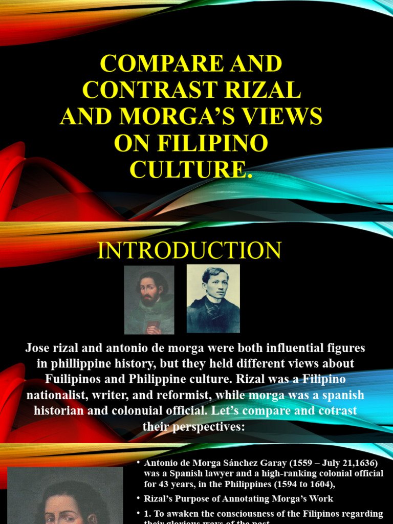 Group 2 Compare and Contrast Rizal | PDF | Philippines