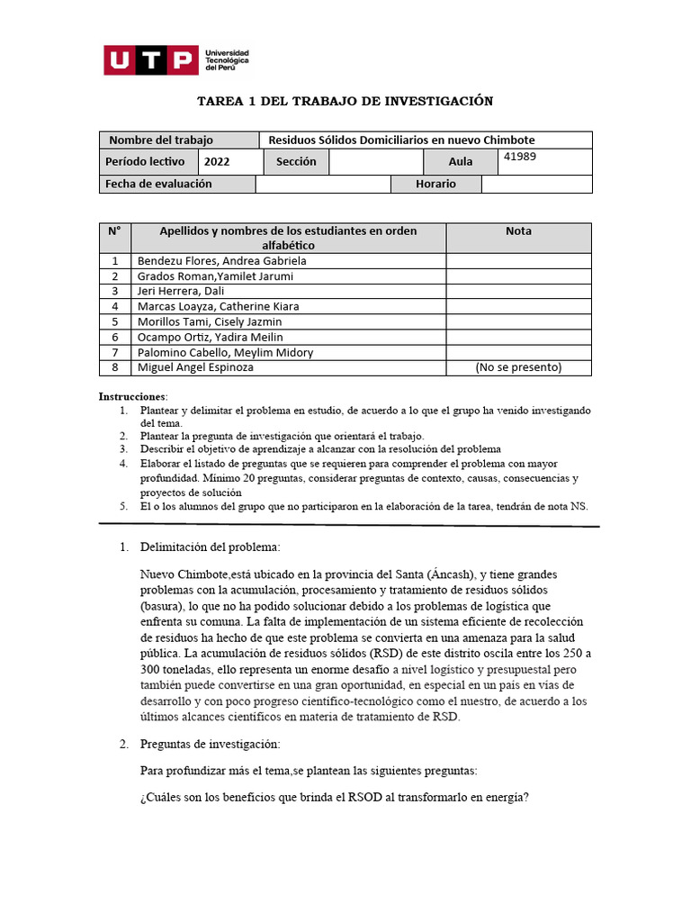 Semana 5 - Tarea 1 - Plantilla - Delimitación Del Tema de Investigación ...