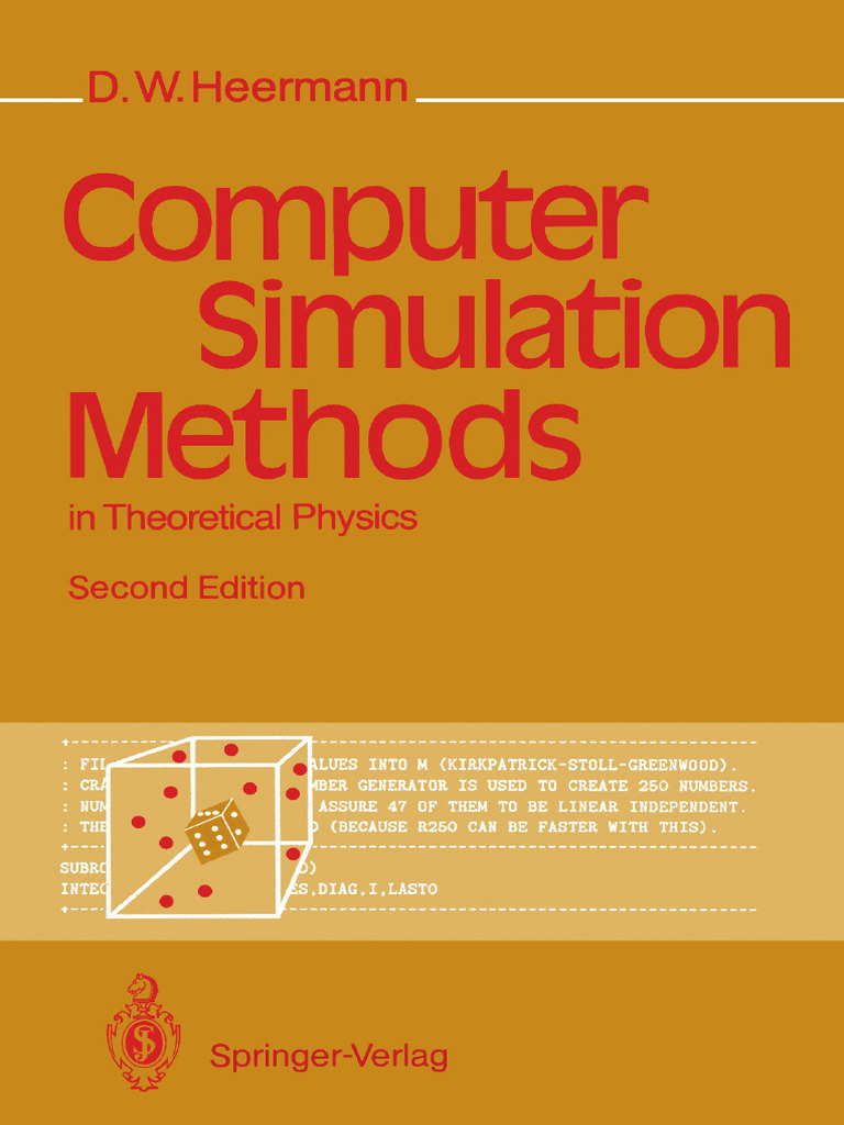 Computer-Simulation Methods | Download Free PDF | Hamiltonian Mechanics | Equations Of Motion