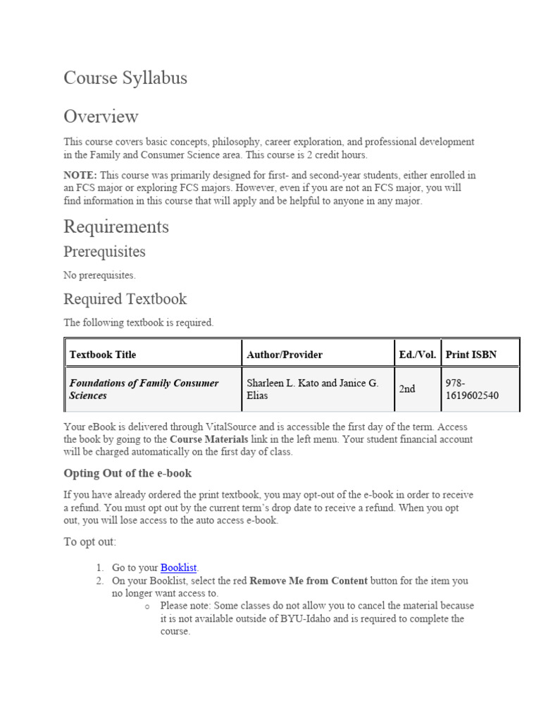 Fcs 101 Course Syllabus | PDF | Résumé | Turnitin