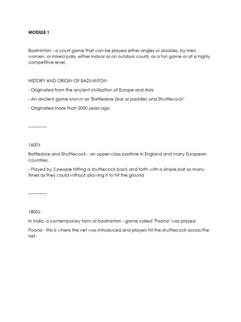 Mod 1 5 Pe | PDF | Sports | Athletic Sports
