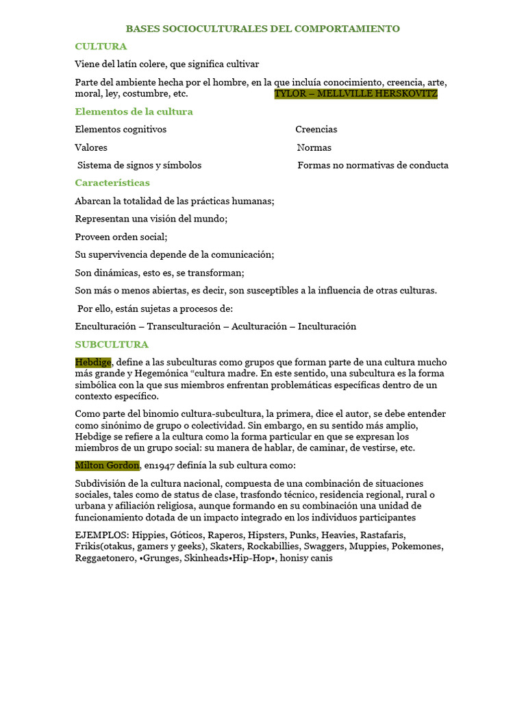Bases Socioculturales Del Comportamiento | PDF | Universalismo | Rituales