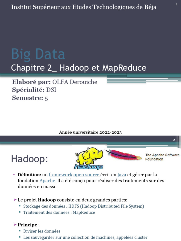 Chapitre2 Hadoop MapReduce | PDF | Apache Hadoop | MapReduce Chapitre2 Hadoop MapReduce | PDF | Apache Hadoop | MapReduce