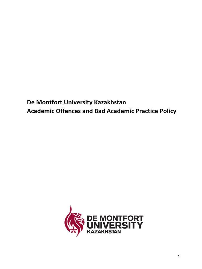 2.2. DMUK Academic Offences and Bad Academic Practice ENG | PDF ...
