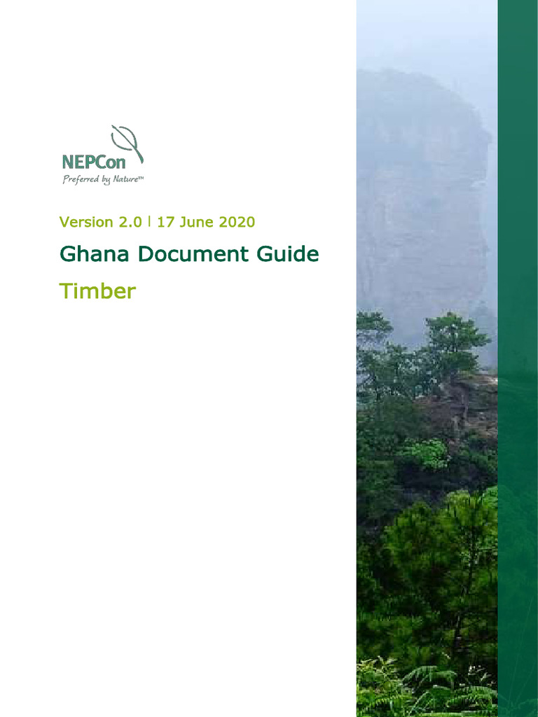 Ghana Document Guide 17june20 - Final | PDF | Cites | Lumber