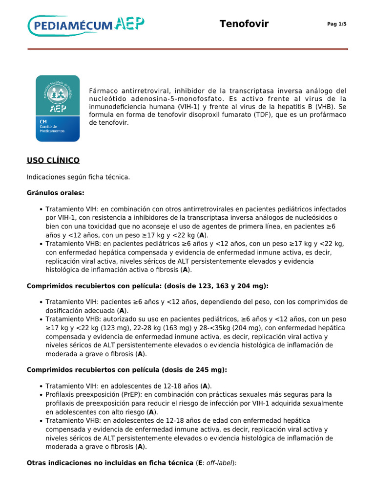 Tenofovir | PDF